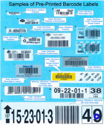 Pre Printed Labels – Barcode Labels